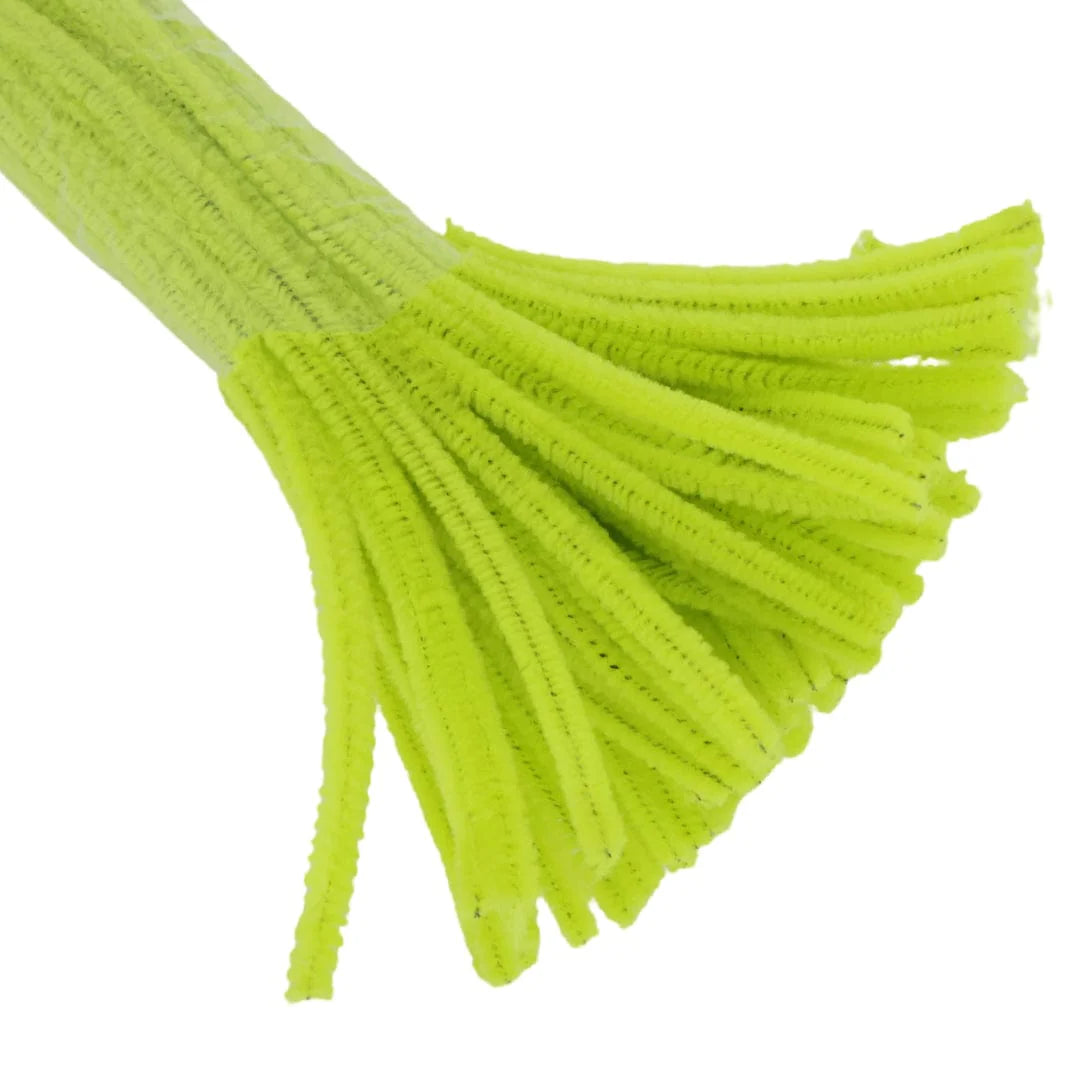 Pipe Cleaner Plain 100pcs (Light Green) – Furxotic