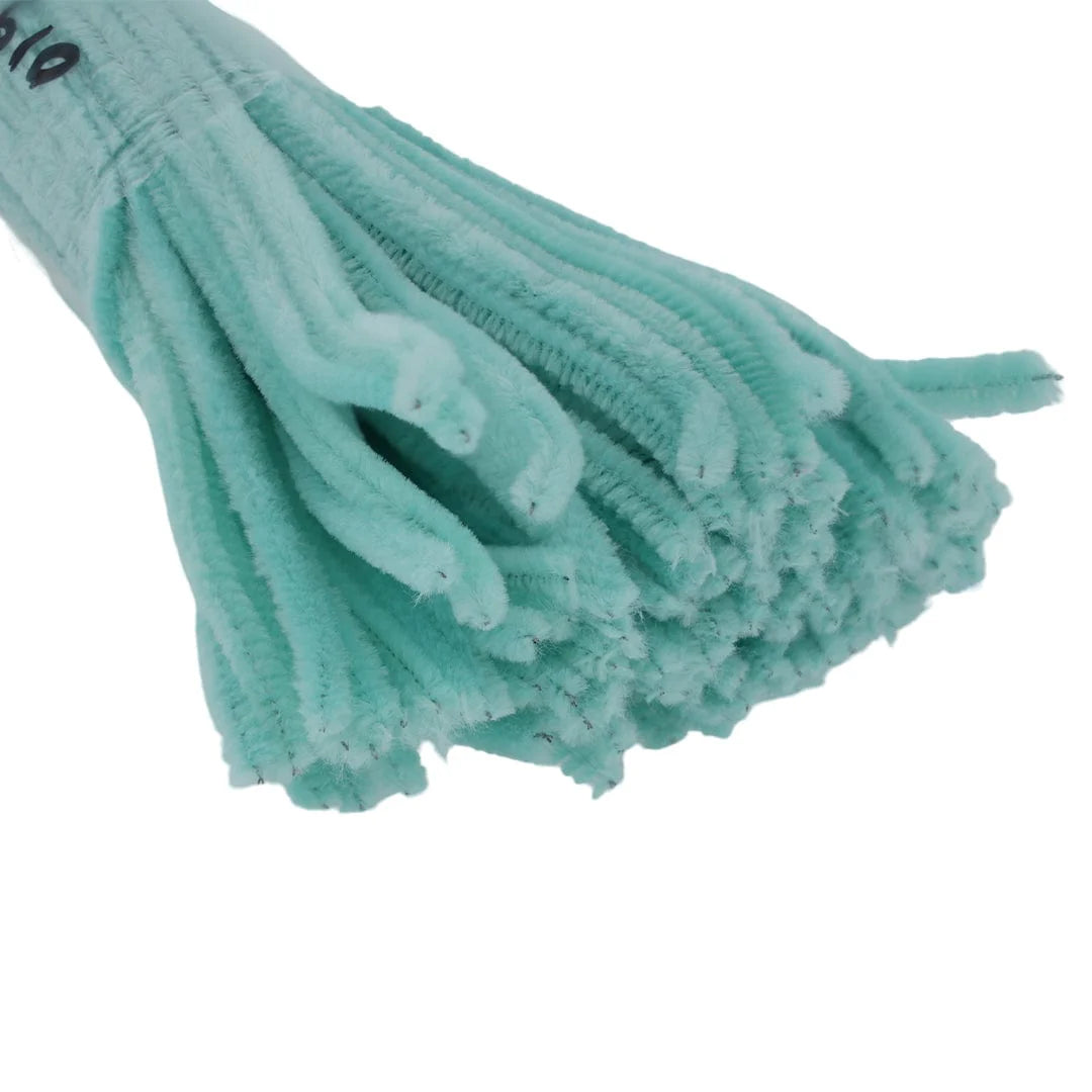 Pipe Cleaner Plain 100pcs (Pastel Green) – Furxotic